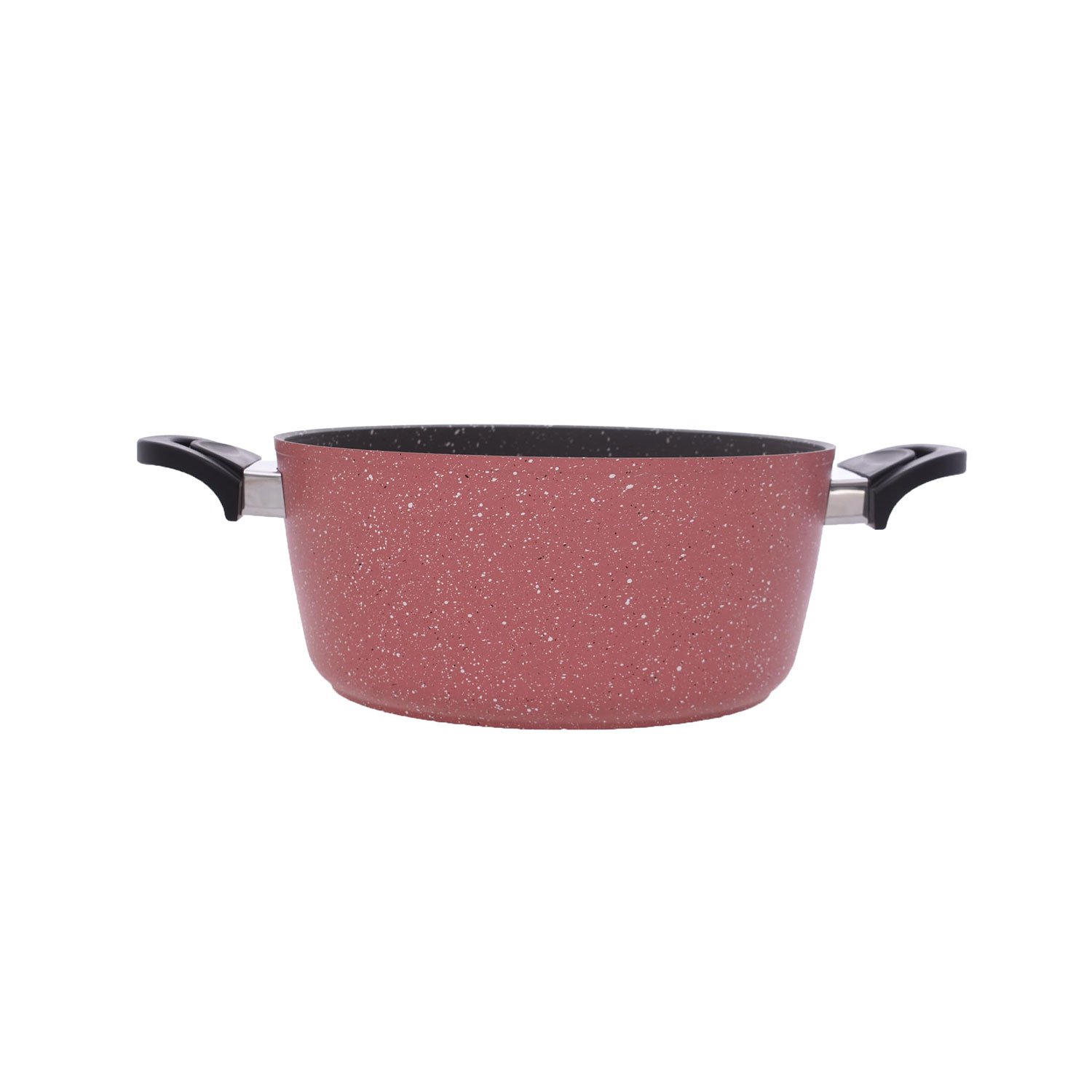 Saflon Granite Pink Round Pot - E-kitchen