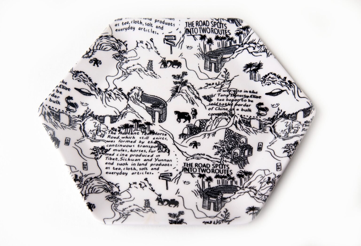 طبق غويط ديكور مسدس استوري – E-kitchen